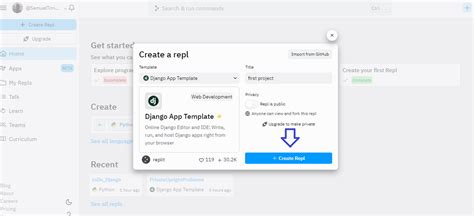 Replit — Deploying Django To Replit
