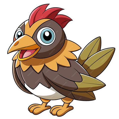 Bobolink Bird Speaks Vector Kawaii Premium Ai Generated Vector