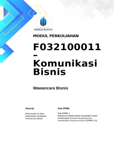 Materi Pertemuan 11 Pdf