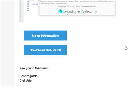 b4a v7 30 has been released b4x programming forum