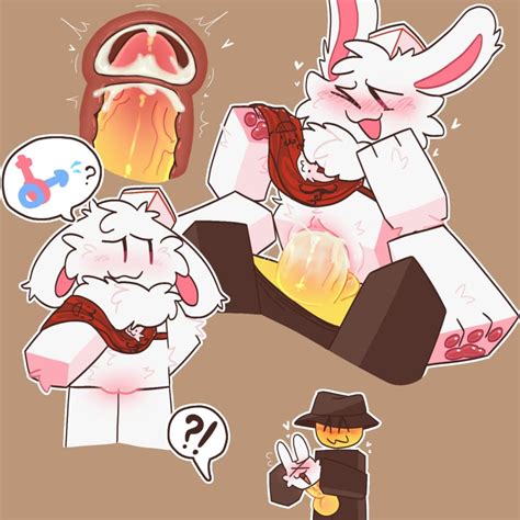 Rule 34 1boy 1girls Apron Asking For Sex Blocky Body Bunny Bunny