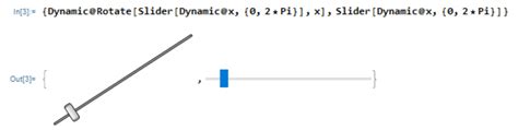 Dynamic Slider Behaving Unexpectedly When Non Horizontal Mathematica Stack Exchange