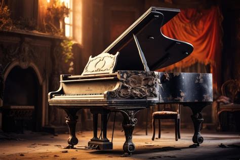 Premium Ai Image Antique Keyboard