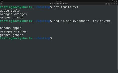 Linux Sed Command