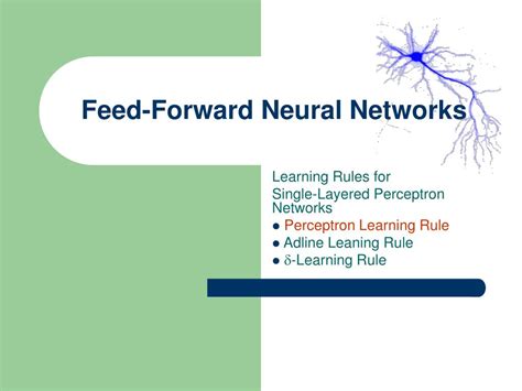 PPT Feed Forward Neural Networks PowerPoint Presentation Free Download ID
