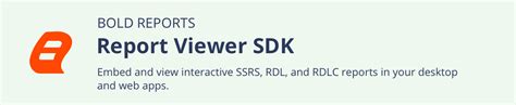 Report Viewer SDK Bold Reports Syncfusion Visual Studio Marketplace