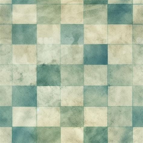 Premium Ai Image A Close Up Of A Tiled Floor With A Blue And White