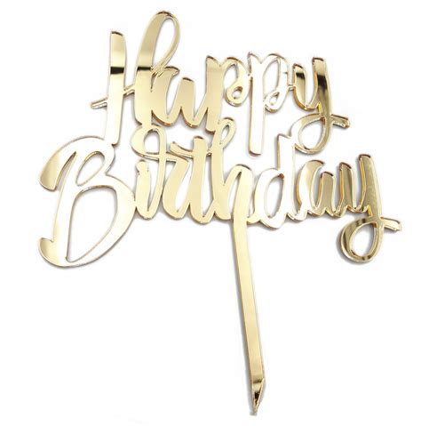 Topper Napis HAPPY BIRTHDAY na tort 13298390209 - Allegro.pl