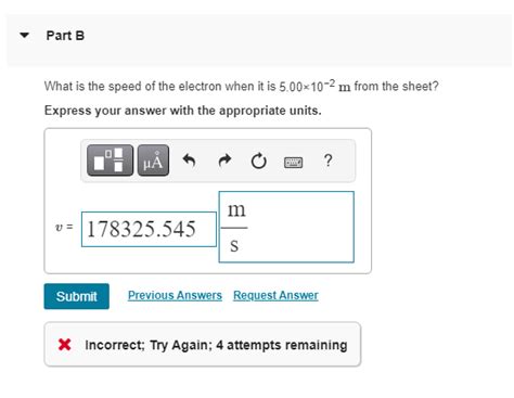 Solved An Electron Is Released From Rest At A Distance Of