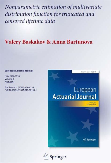Valeriy Baskakov Валерий Николаевич Баскаков On Linkedin Nonparametric Estimation Of