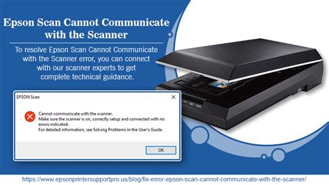 Epson Scan Cannot Communicate With The Scanner