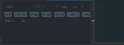 Tab Indicatory Laggy When Resizing Gitpanel Widget Horizontal Resize Of History Overflow