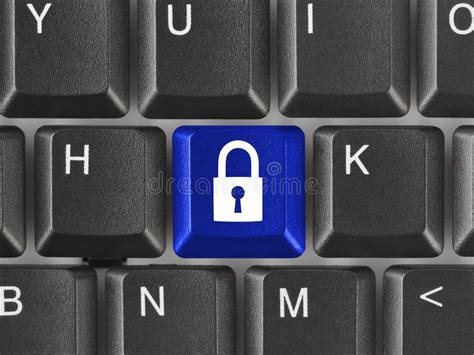 Computer Keyboard With Security Key Stock Image Image Of Access Computer Keyboard With Security Key Stock Image Image Of Access