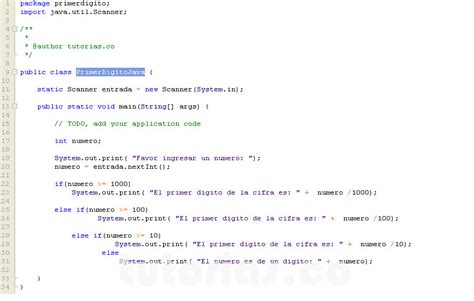 Sentencia If Else Java El Primer Digito De Un Numero Tutorias Co