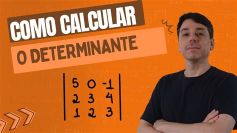 Determinante De Uma Matriz 3x3 Regra De Sarrus Youtube