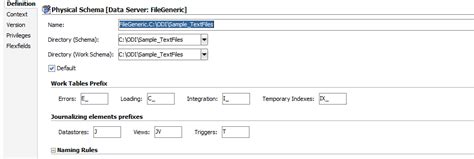 Create Varaible For Physical Schema Name Oracle Forums