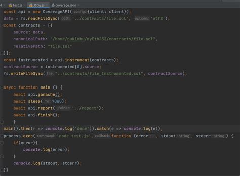 the api is working but the coverage is always zero did i use it right