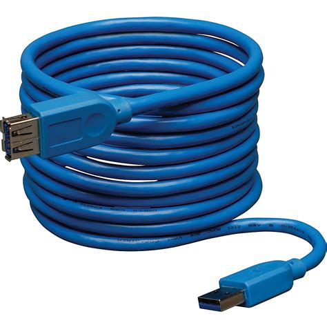 Best Buy Tripp Lite 10 USB Type A To USB Type A Cable Blue U324 010
