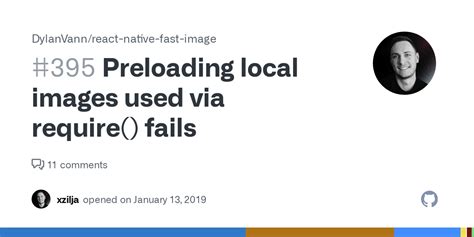 Preloading Local Images Used Via Require Fails · Issue 395 · Dylanvannreact Native Fast
