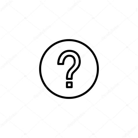 Icono de pregunta ilustración vector signo de interrogación y símbolo 2024
