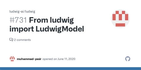 From Ludwig Import Ludwigmodel · Issue 731 · Ludwig Ailudwig · Github