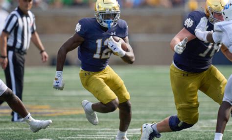 Notre Dame Cross Training Jeremiyah Love At Receiver