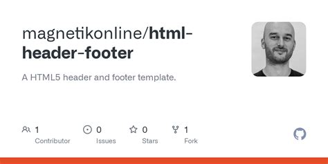 GitHub Magnetikonline Html Header Footer A HTML Header And Footer Template