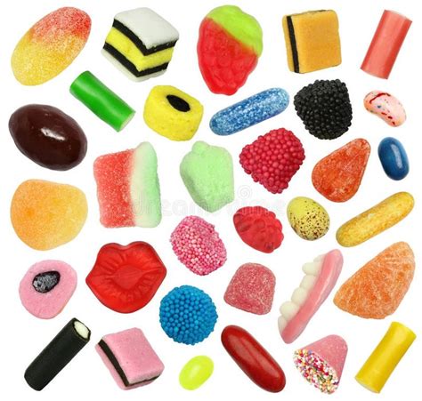 Colorful Isolated Candy Sweets