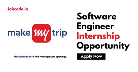 Software Engineer Internship At Makemytrip Jobcode