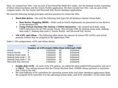 creating the vms design guide — oracle big data sql on dell emc