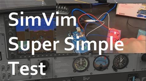 X Plane SimVim Home Cockpit Simple Test YouTube