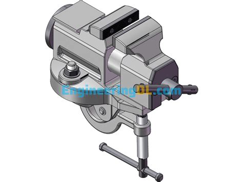 General Bench Vise Model Vise SolidWorks Mechanical Engineering Design Library