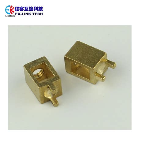 Brass Block Connector Two Foot Terminal Block For Switch Socket Pcb