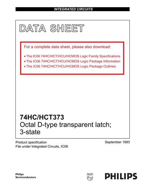 74hc373 Data Sheet Pdf