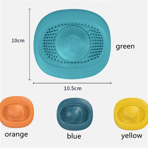 Badu Bg Многократно използваем кухненски силиконов дренаж Баня Уловител за косми Вана Тапа за