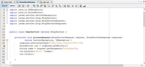 Creating Servlet Using Netbeans Ide Dot Net Tutorials
