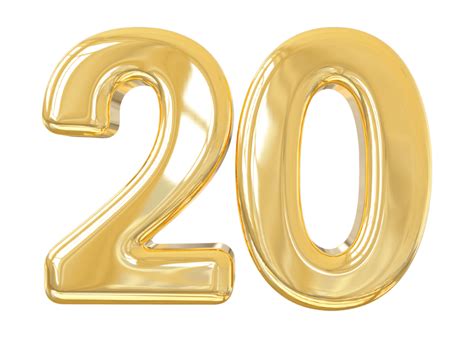 Number 20 Pngs For Free Download