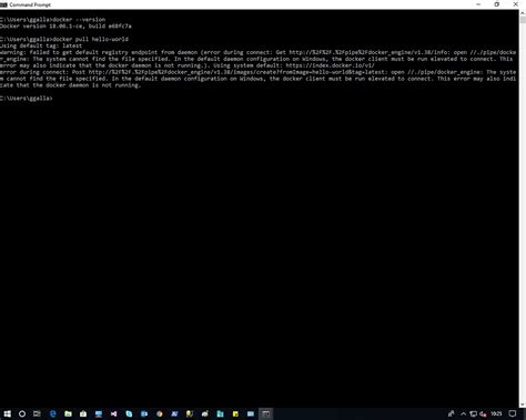 Error During Connect Post 2f2f2fpipe2fdockerenginev138containerscreate