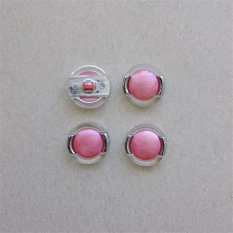 4 Pieces Pretty Fancy Premium Glass Plastic Novelty Buttons In Assorted Colors Fancy Buttons