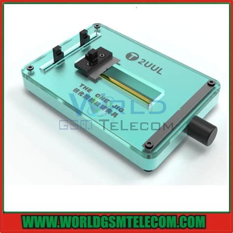 2uul THE ONE JIG Tempered Insulated Glass PCB IC Fixture WORLD GSM TELECOM