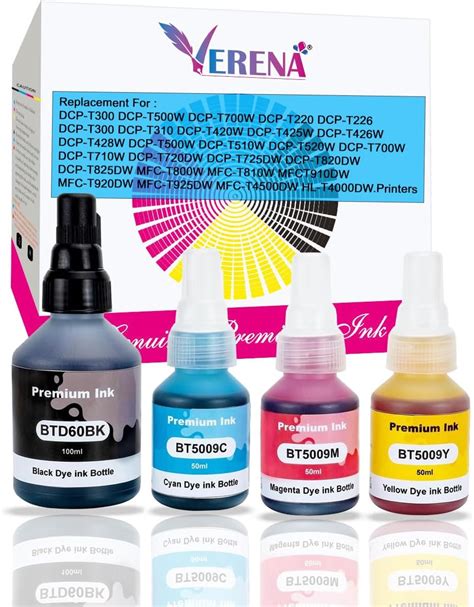Good One Refill Ink Compatible For Ink For Brother T Series Dcp T Dcp T Dcp T Dcp
