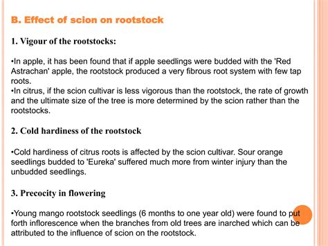 Rootstock Scion And Interstock Relationship Selection Of Elite Mother