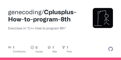 Github Genecodingcplusplus How To Program 8th Exercises In C How