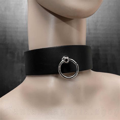 Gothic And Punk Fashion Style Small O Ring Choker