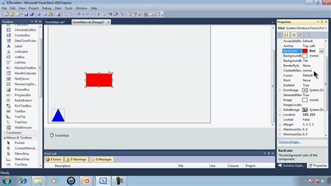 Visual Basic Express 2010 Tutorial 35 Firing The Shot Ezinvaders Part