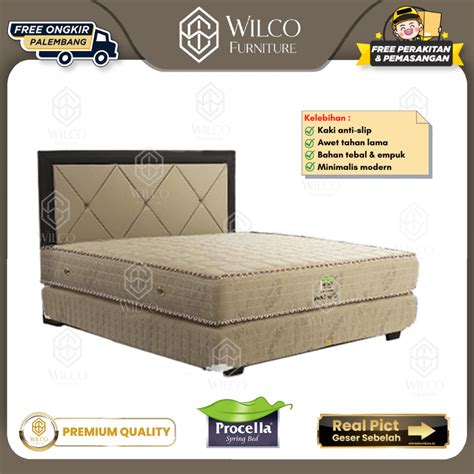 Jual Kasur Springbed Procella Neo Calista Set Hb Texas Kasur Pegas Cream 160x200 Shopee