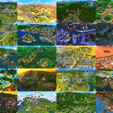 MAPAS FANARTS SIMS 4
