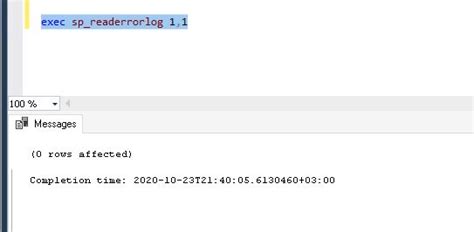 Empty Sql Server Error Log Microsoft Qanda
