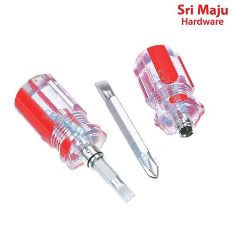Maju Sd2w 38 Mini 2 Way Screw Driver 38mm 2 In 1 Compact Stubby Size
