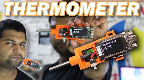 Diy Thermometer With Ttgo T Display Board Ds18b20 Sensor Youtube